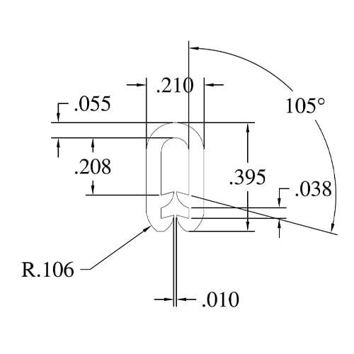 1000′ Guide Runner Plastic Apr 2007+ | TracRite Doors